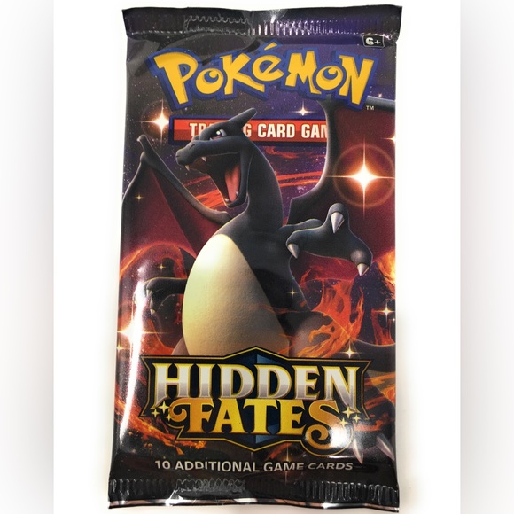 Pokemon | Games | Charizard Hidden Fates Factory Sealed Booster Pack ...